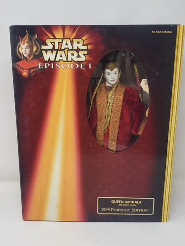 Star Wars Queen Amidala Red Senate Gown 1999 Portrait Edition Doll ...