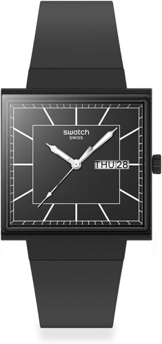 [Swatch] Watch What IF… BLACKAGAIN SO34B701 Noir | eBay