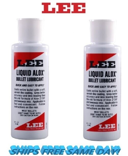 Lee Precision 2 PACK of Alox Bullet Lube 4 oz Liquid Lubricant NEW ...
