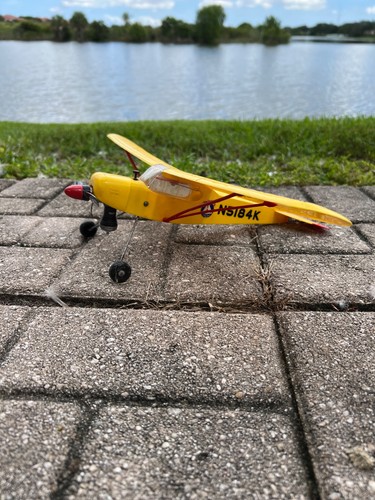 Cox super cub 105 vintage engine Powered Control Line Model Airplane ...