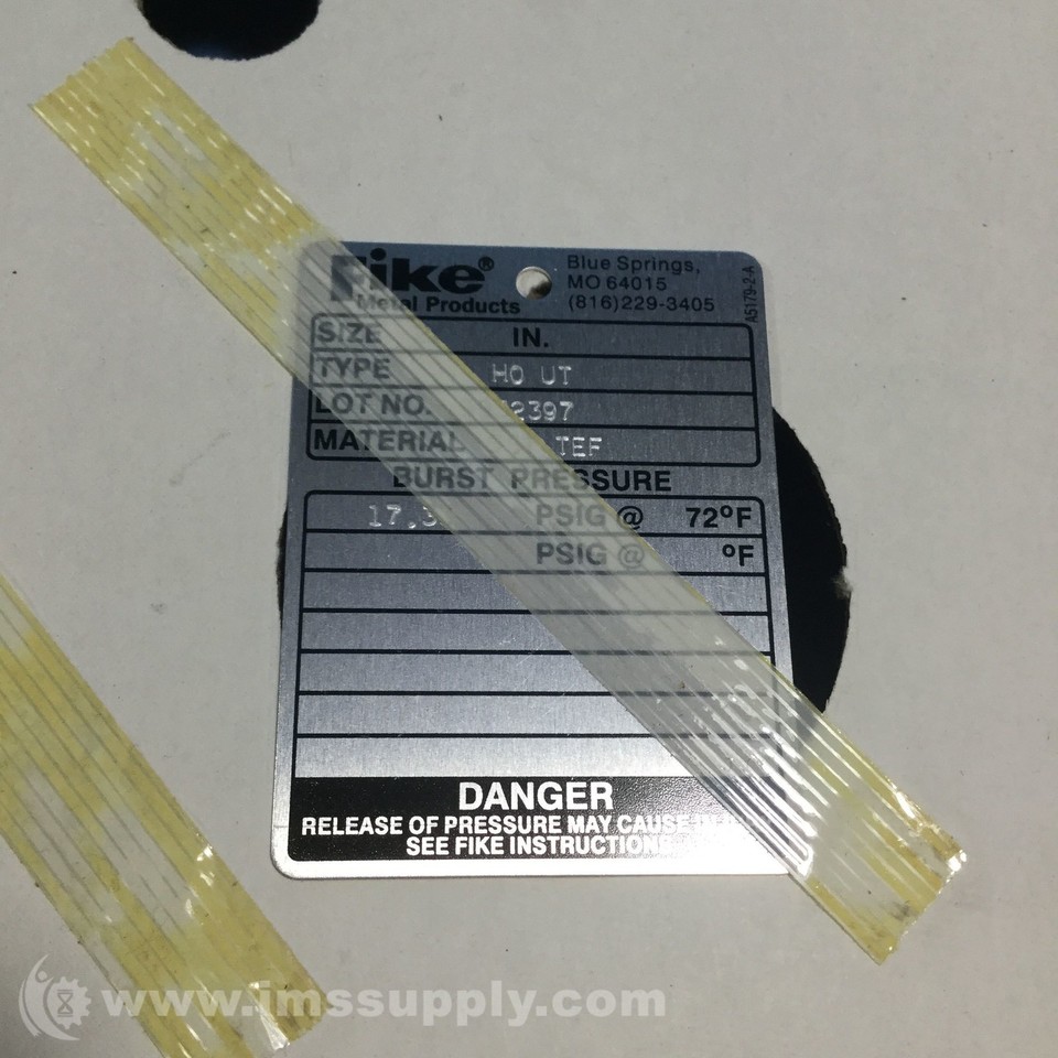 Fike H0-UT Rupture Disc FNFP | eBay