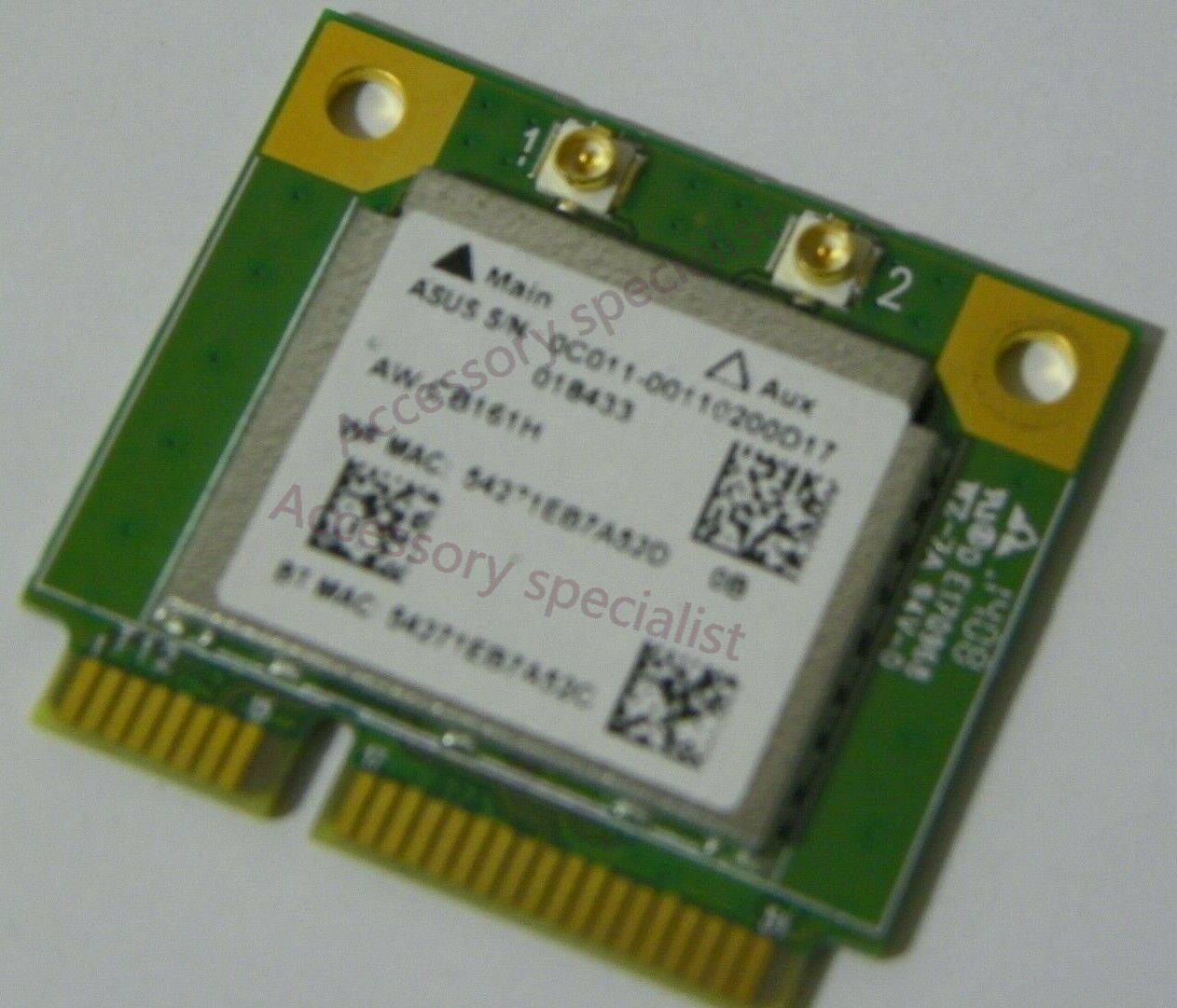 Asus 0C011-00110200 a/b/g/n/ac Bluetooth Half Realtek RTL8821AE AW ...