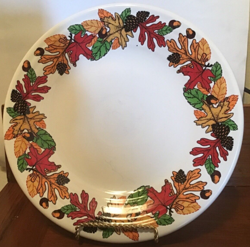 Luncheon Plate Fiesta Fall Fantasy Brights VGUC | eBay