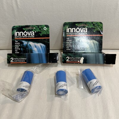 3 NOS Innova Bottled Water Filters Lot Fits Innova Sports Bottles ...