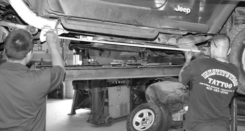 Jeep TJ Frame Repair Kit @ Rear Trail Arm Mounts, RIGHT (ART-124-R) | eBay