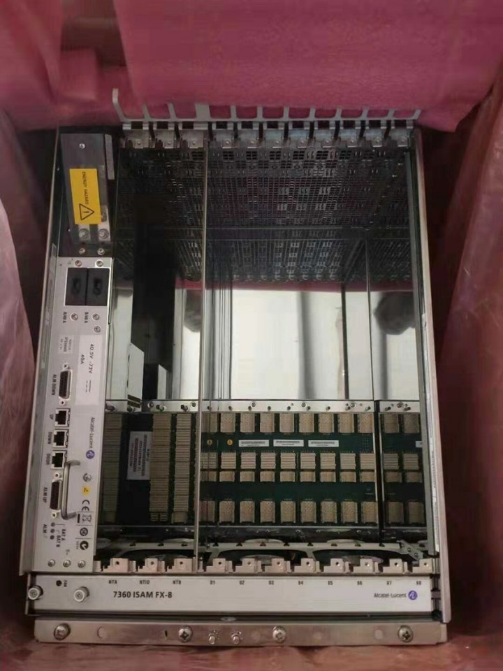 Nokia 3FE67229AB OLT 7360 ISAM FX-8 Shelf Chassis | eBay