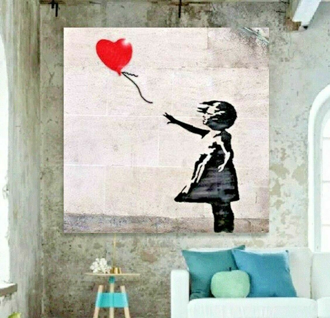 Girl With Balloon Banksy Art Wallpaper Fotobehang Banksy Balloon