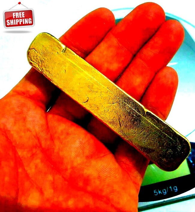 239 GRAMS SCRAP GOLD BAR FOR GOLD RECOVERY MELTED DIFFERENT COMPUTER ...