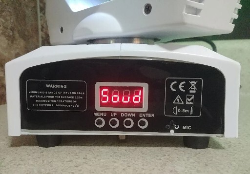 60W Moving Head Lights, White Moving LED DJ Lights RGBW Stage Light (No ...