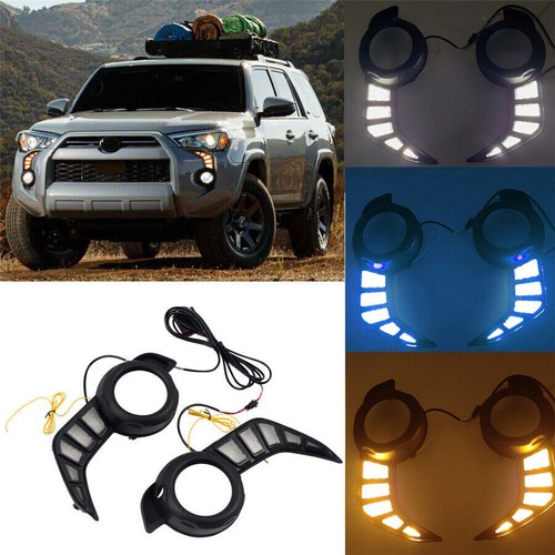 1Pair LED Daytime Running Lights DRL Fog Lamps 12V For Toyota 4Runner ...