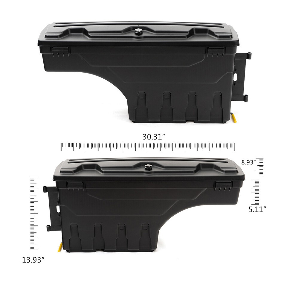 Pair Fit For Ford F-250 F350 Super Duty 2017-2020 Truck Bed Storage Box ...