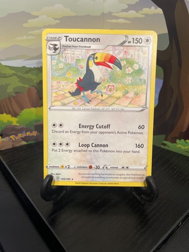 Toucannon 145/185 - Vivid Voltage - Rare - Pokemon Card TCG - LP | eBay