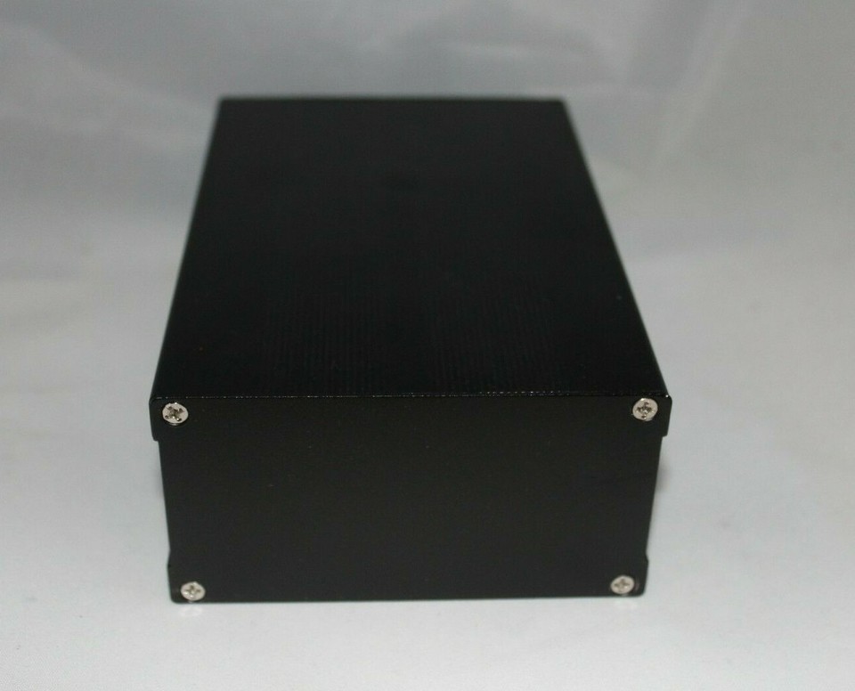 Black Aluminum Project Box Enclosure Case Electronic DIY 163x106x56mm ...