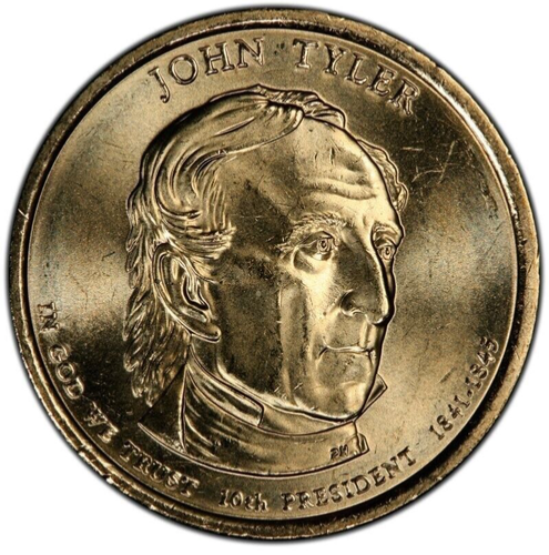 us Mint gold President coin John Tyler…uncirculated l perfect 24 kt ...