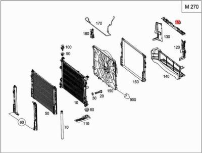 Genuine Mercedes Air Duct W246 W242 C117 W176 X117 X156 2465051330 | eBay