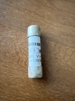 🔥Omega 10 x 38 4A gG 500V Fuse, Used, Free Ship🇺🇸 | eBay