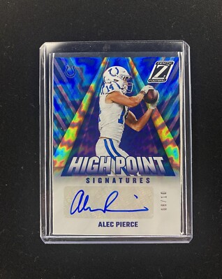 2023 Panini Zenith Alec Pierce High Point Signatures #HP-APE /10 | eBay