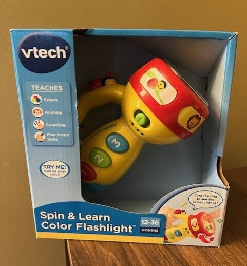 VTech Spin & Learn Color Flashlight - Yellow for sale online | eBay