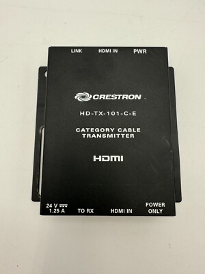 Crestron HD-RX-101-C-E Category Cable Transmitter HDMI - Fast Ship! USA ...