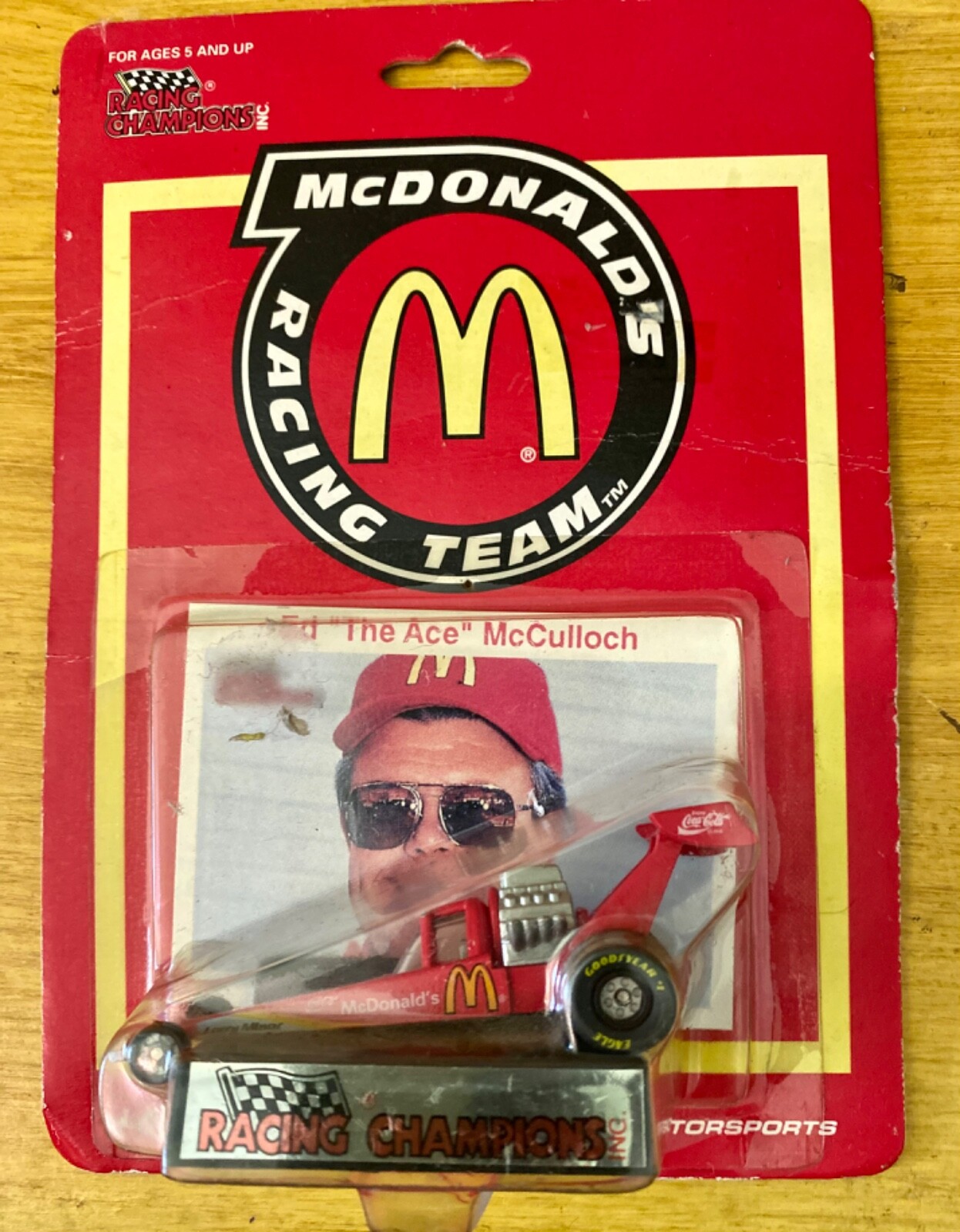 McDonald's Racing Team Ed "The Ace" McCulloch Dragster Racing Car ...