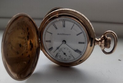 1893 Seth Thomas Pocket Watch, Grade:46, 6s, 7j, Gold Filled 5yr Case ...