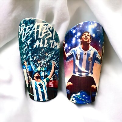Messi soccer shin guards size S-M-L | eBay