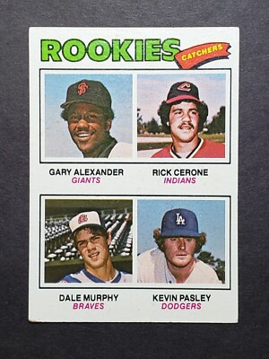 1977 Topps #476 Rookie Catchers Dale Murphy RC | eBay