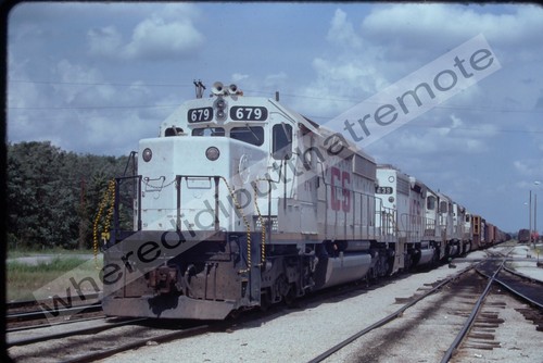 Orig. Slide Kansas City Southern KCS 679 EMD SD40-2 9-17-1978 Pittsburg KS | eBay