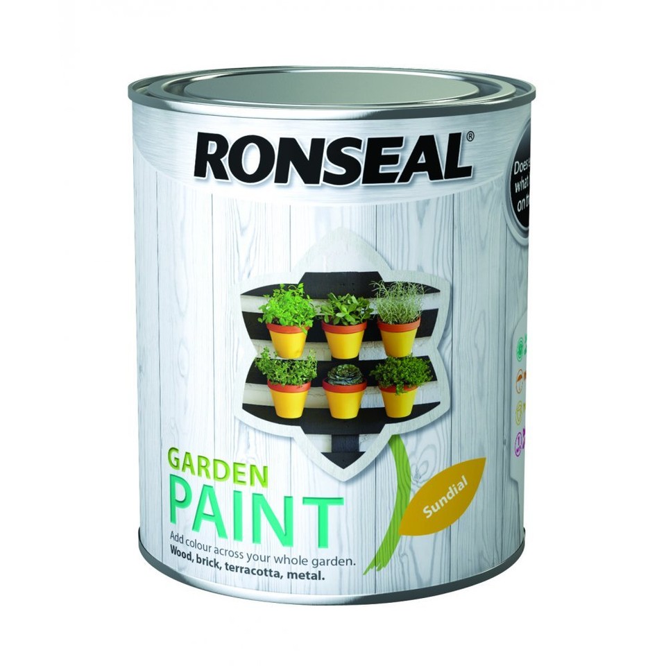 Ronseal Outdoor Exterior Garden Paint Wood Brick Metal Stone All ...