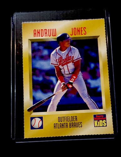 ANDRUW JONES ROOKIE RARE Atlanta Braves MLB Sports Illustrated for Kids ...