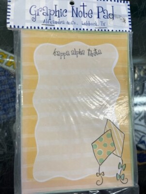 Kappa Alpha Theta Mascot Note Pad 6" x 4" FREE SHIPPING | eBay