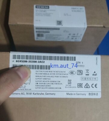New SIEMENS 6GK5206-2GS00-2AC2 SCALANCE XC206-2SFP G (12 Months ...