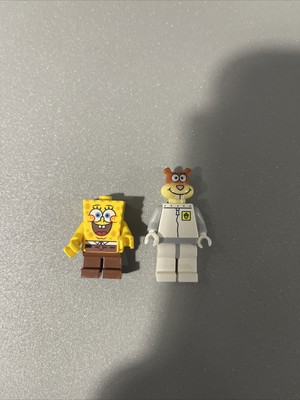 Lego Spongebob Minifigure Lot. SpongeBob And Sandy Cheeks. Great ...