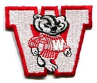 WISCONSIN BADGERS NCAA COLLEGE VINTAGE 2.5" MASCOT LETTER TEAM PATCH | eBay
