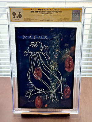 Matrix Comic Book Preview CGC SS 9.6 Sienkiewicz & Darrow 2x SIGNED ...