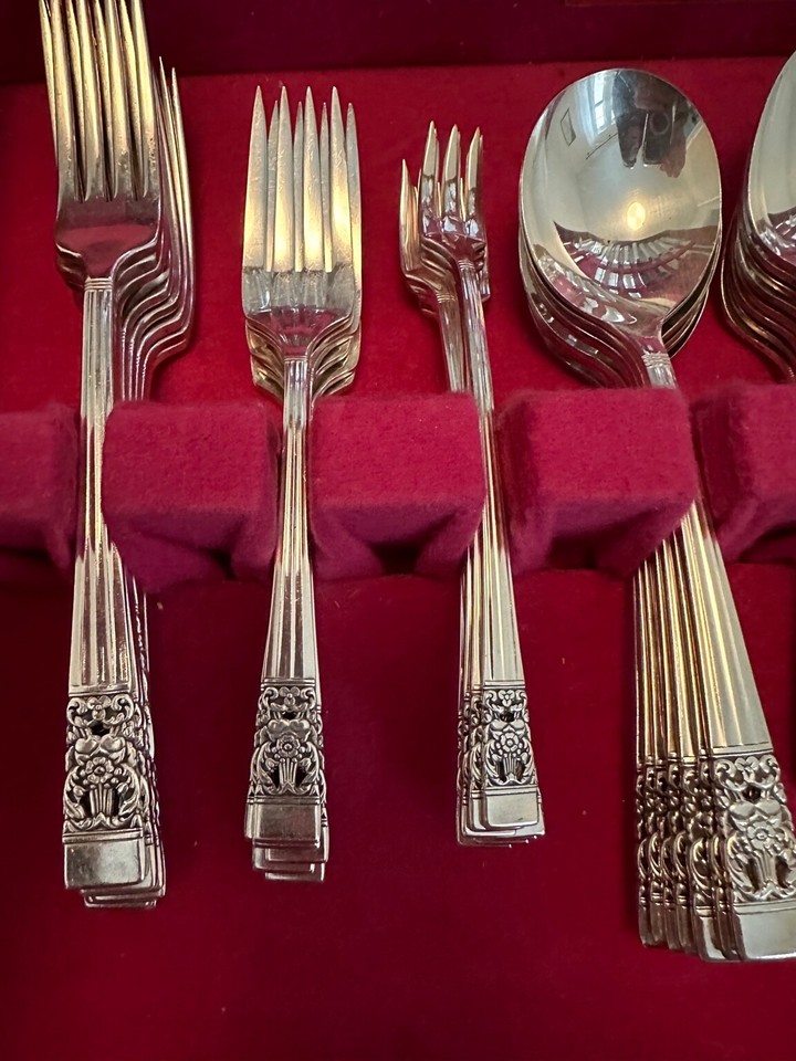 Vintage 1936 Coronation Silverware Set by Community Plate - Original ...