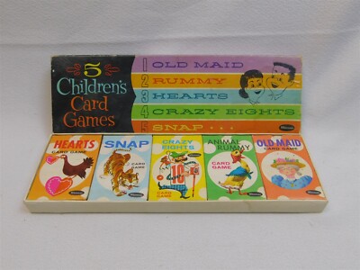 Vintage Set of 5 Children's Playing Card Games Whitman Publishing | eBay