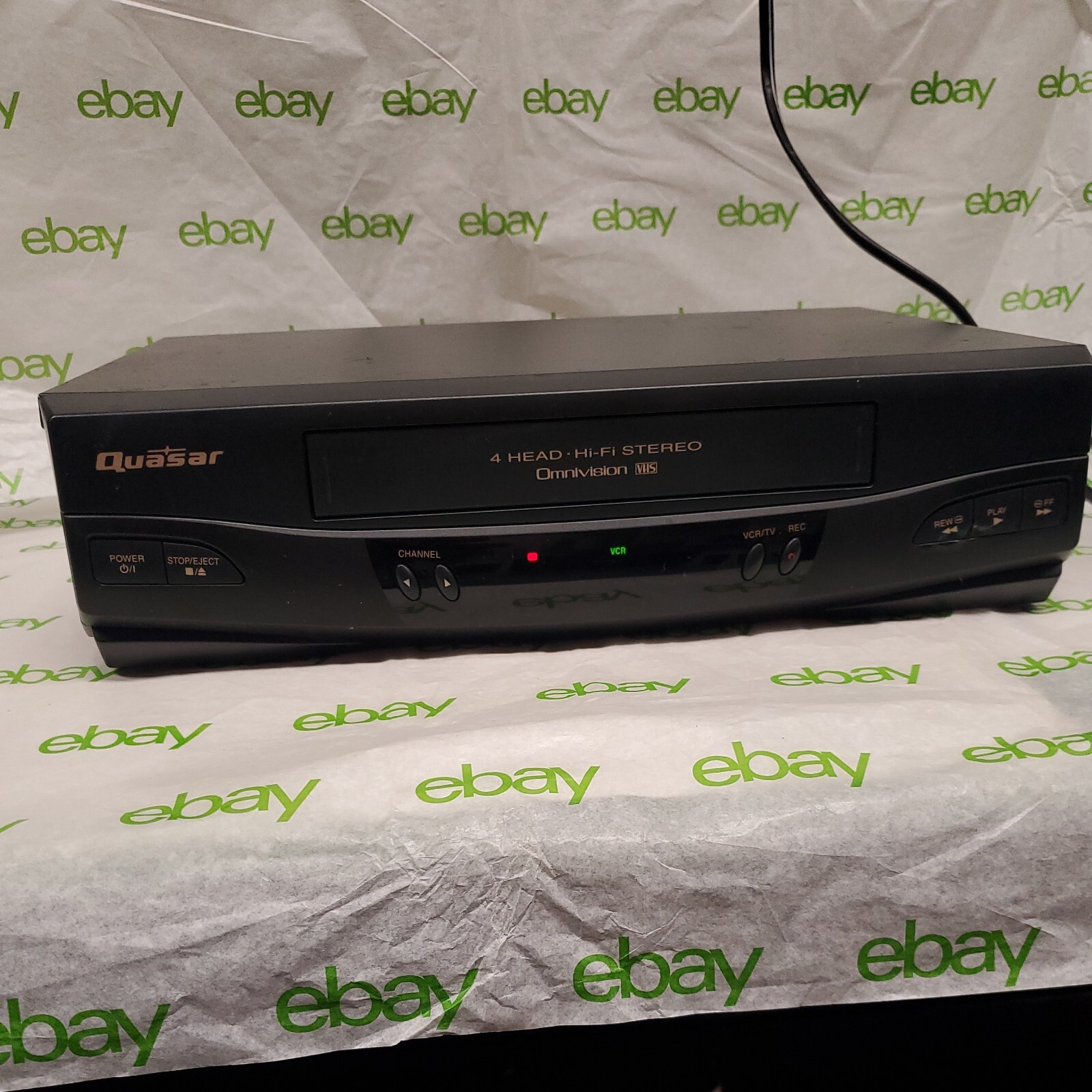 Quasar Omnivision VHQ-451 VCR 4 Head VHS Video Cassette Player no ...
