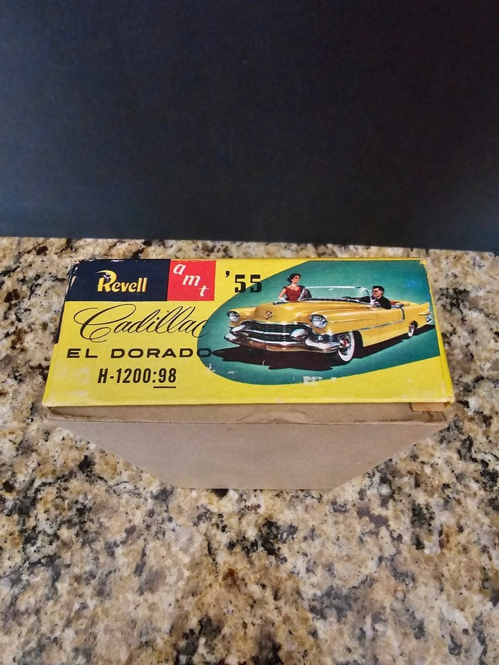55 Cadillac El Dorado Model Kit REVELL AMT H-1200:98 MIB NEW Unbuilt | eBay