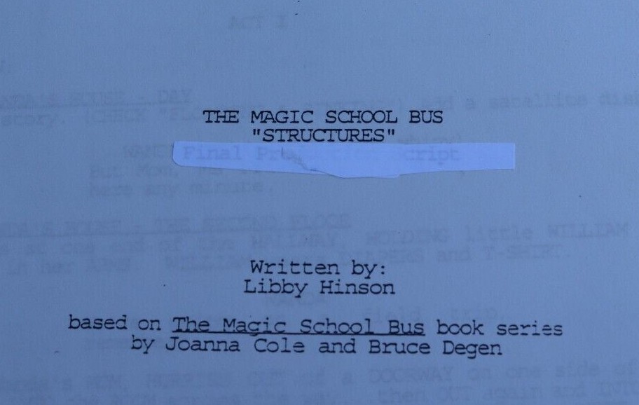 2 RARE VINTAGE THE MAGIC SCHOOL BUS ARCTIC EPISODE & STRUCTURES FINAL ...