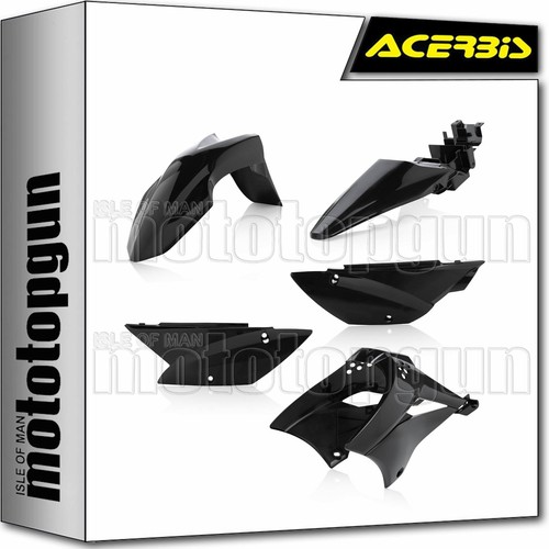ACERBIS 0023996 PLASTICS KIT BLACK KAWASAKI KLX 110 2016 16 2017 17 ...