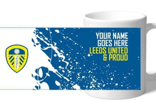 PERSONALISED Leeds United Mug Proud LEEDS Fan Birthday Gift Football ...