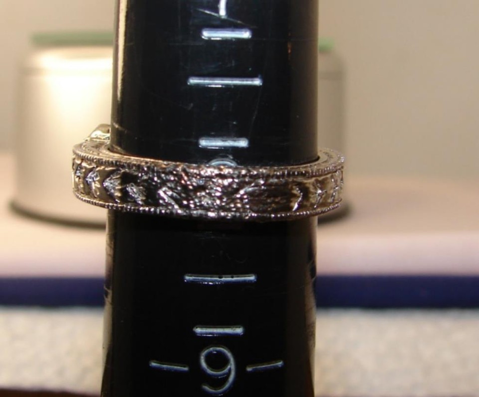 SETA Sterling Silver Vintage Design W Clear Stones Sz 8 Ring | eBay