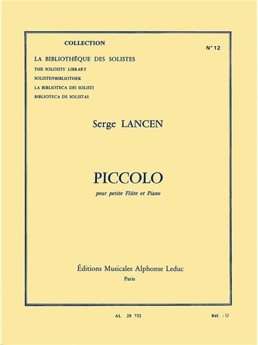 Serge Lancen | Piccolo Petite Lm012 | Buch | Alphonse Leduc | EAN ...