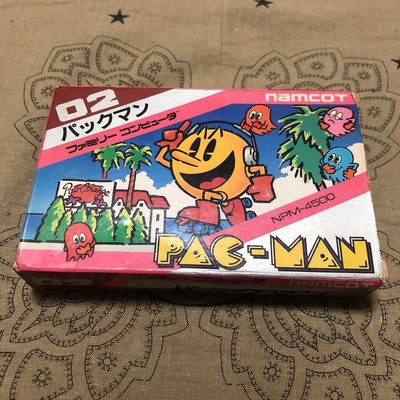 Nintendo Famicom Software Pac-Man With Box Tested Used 1984 Namco From ...