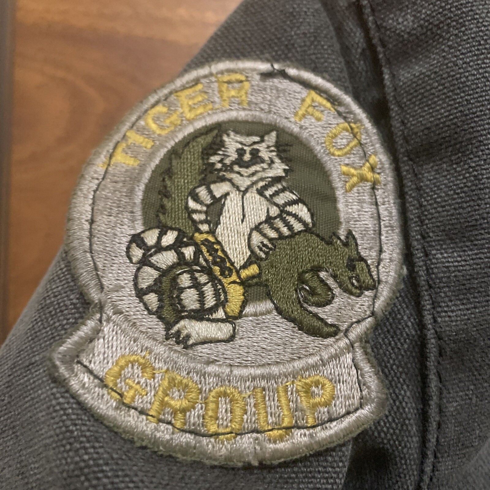 Vintage Tiger Fox Bomber Jacket Flight Jacket Motorcy… - Gem