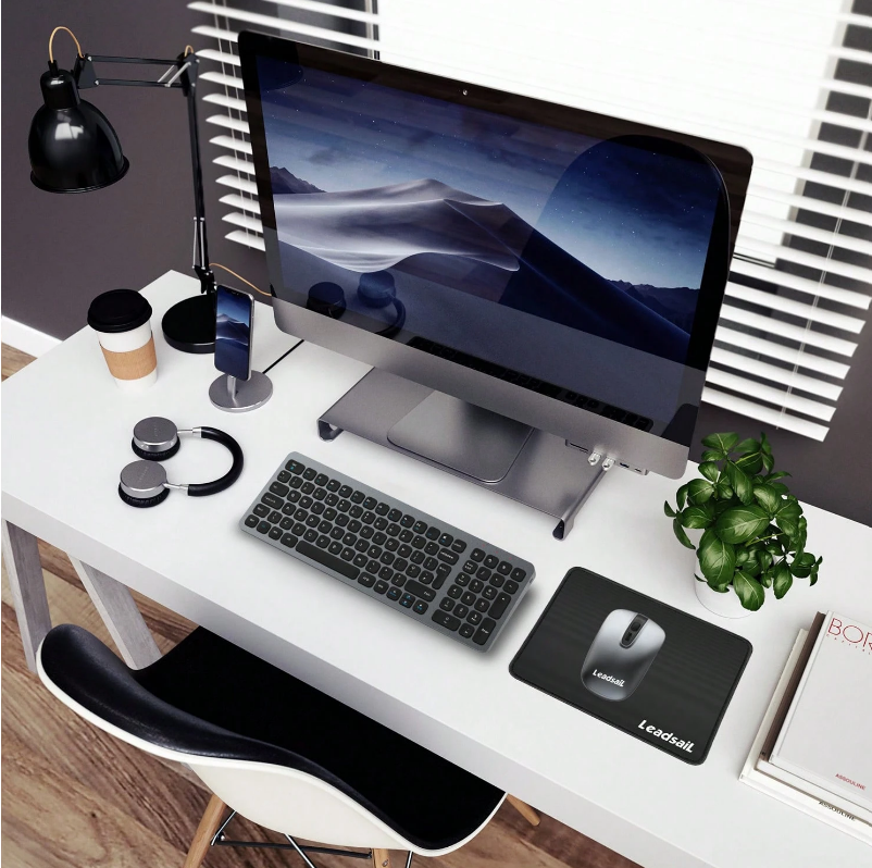 Wireless Keyboard And Mouse Set, Wireless USB Mouse Compact Computer ...