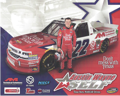 2018 AUSTIN WAYNE SELF "DONT MESS WITH TEXAS 2ND VERS” #22 NASCAR TRUCK ...