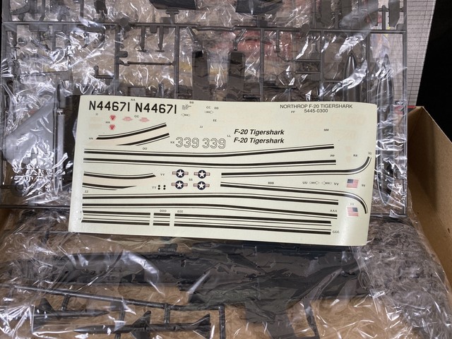 Monogram Model Kit 5445 F-20 Tigershark 1986 Airplane Fighter Aircraft ...