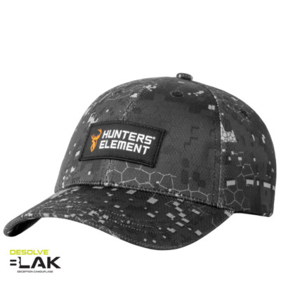 Hunters Element Hunting Outdoor Snapback Patch Cap Desolve Black # ...